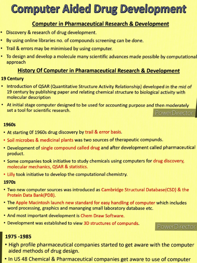 Evolution of Computers in Drug Development | PDF
