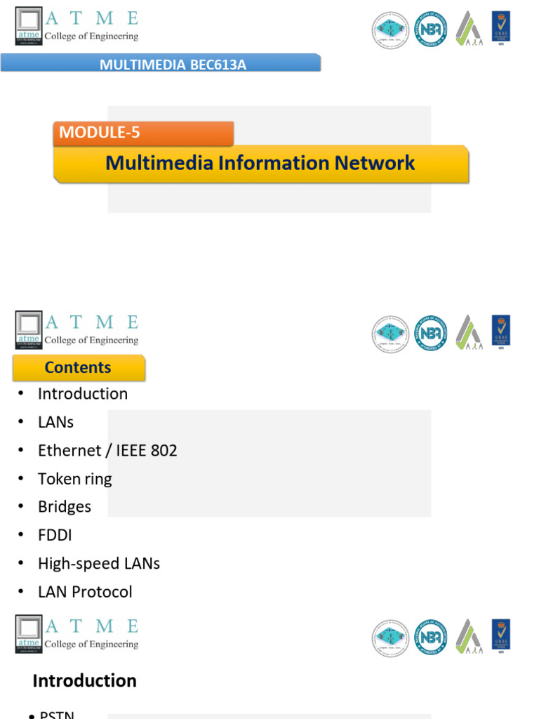 Bec613a MMC Module 5 | PDF | Ethernet | Computer Network