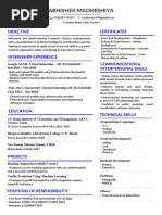 Harvard Resume Template I (With Bullet Points) | PDF