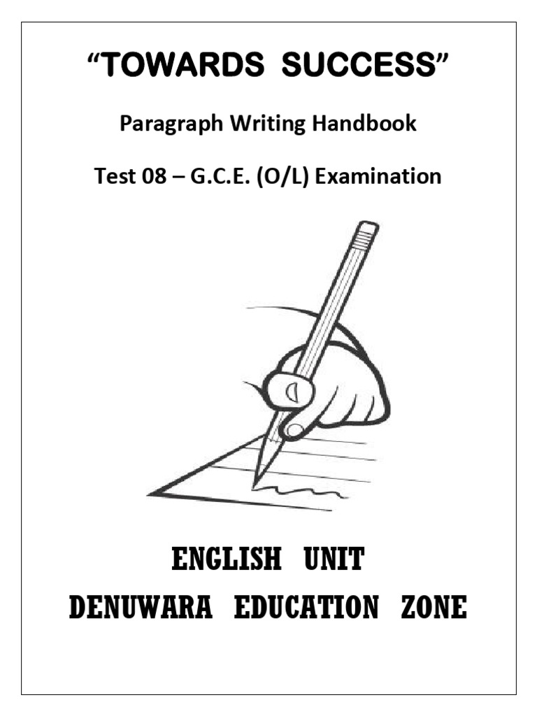 Paragraph Writing Handbook for Students | PDF
