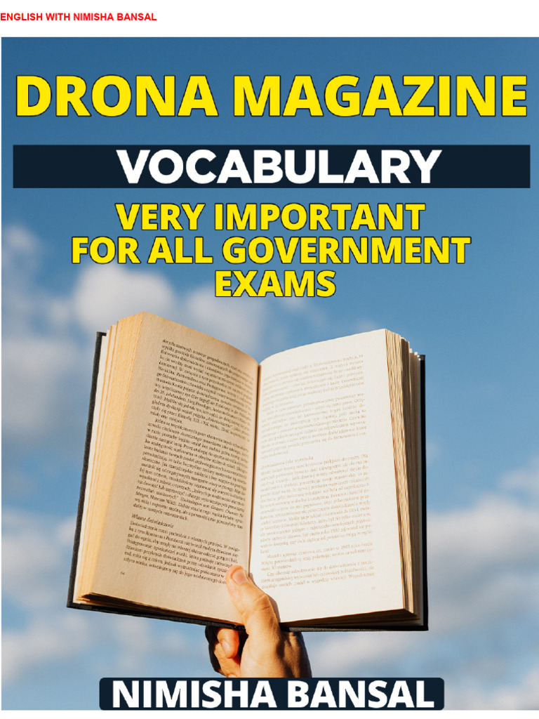 Drona Vocab June Month Magazine 2025 | PDF