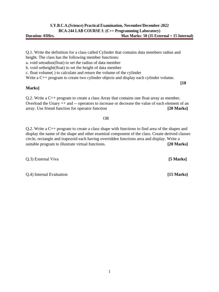 CPP Slips For Students | PDF | C++ | Pointer (Computer Programming)