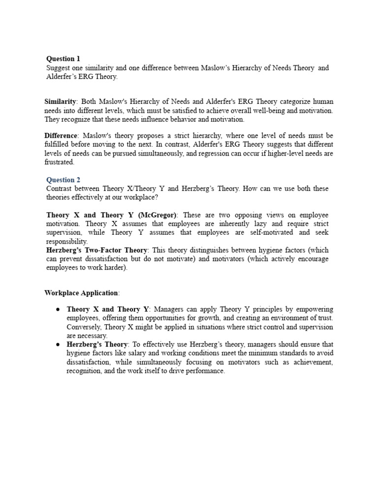 Zi Qing Liew - Tutorial 5 | PDF | Motivational | Motivation