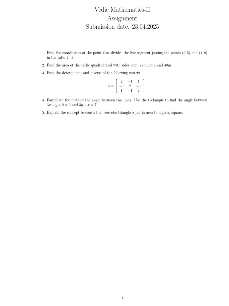 VAC Assignment | PDF