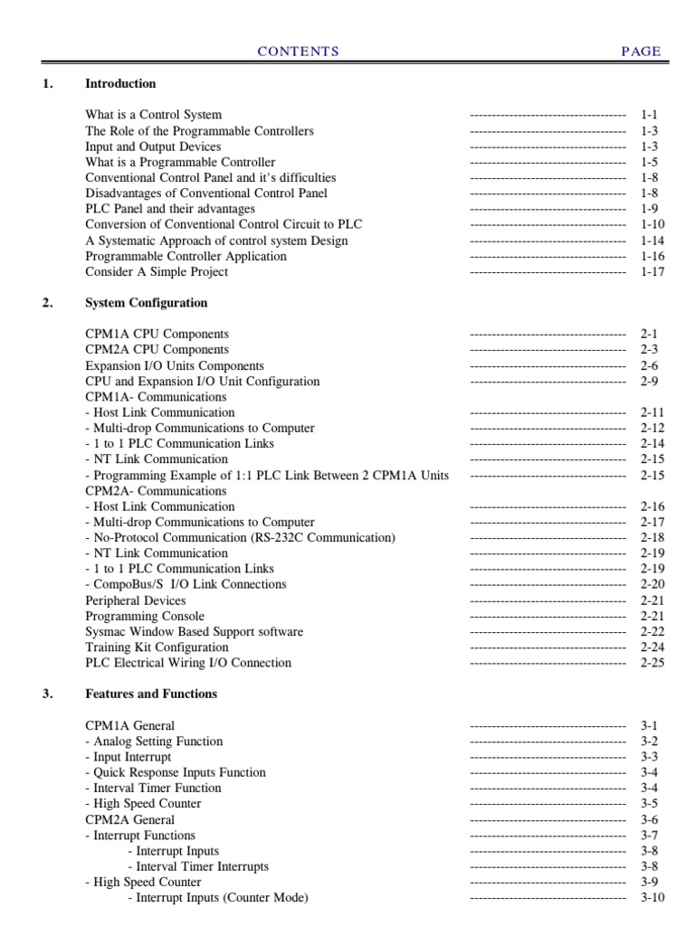Omron Plc Programming Pdf Programmable Logic Controller Read Only