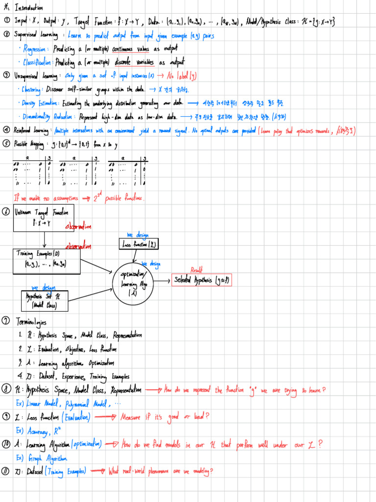 (CS434) Lecture Note | PDF | Estimation Theory | Algorithms