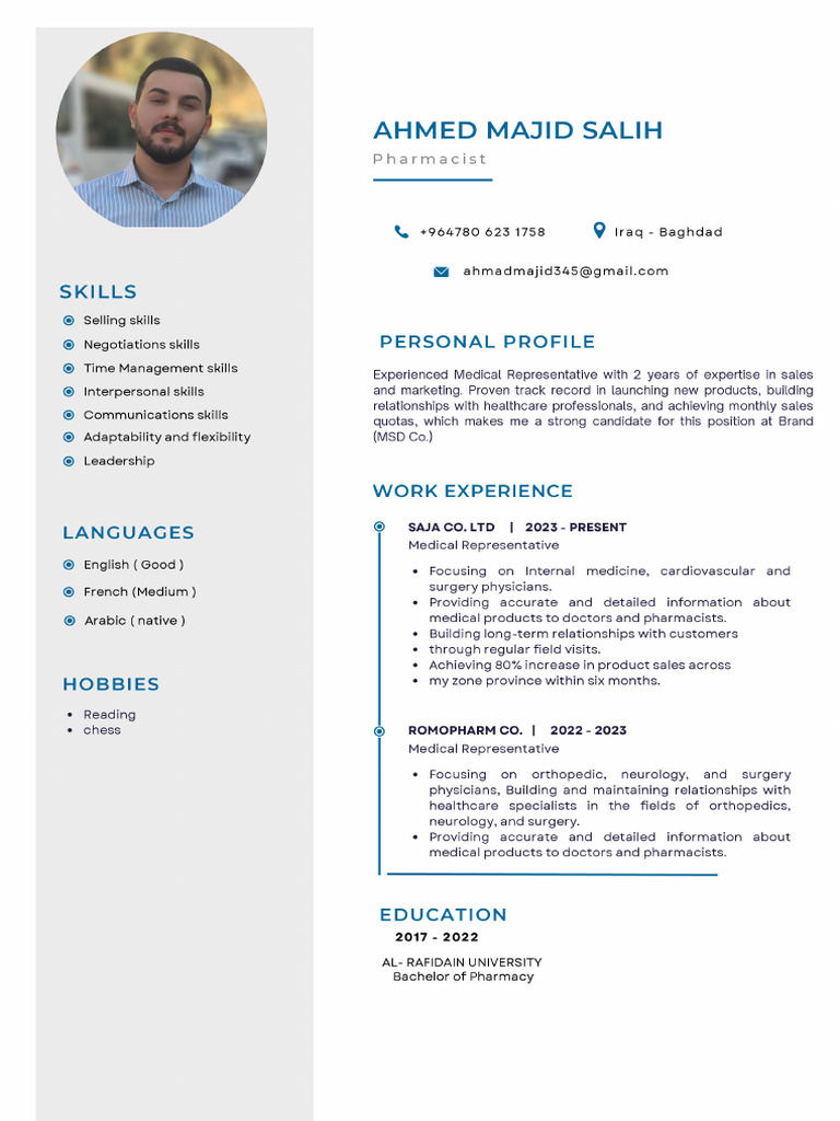 Ahmed Majid CV | PDF