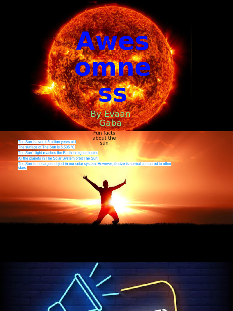 Fun Facts About the Sun for Kids | PDF