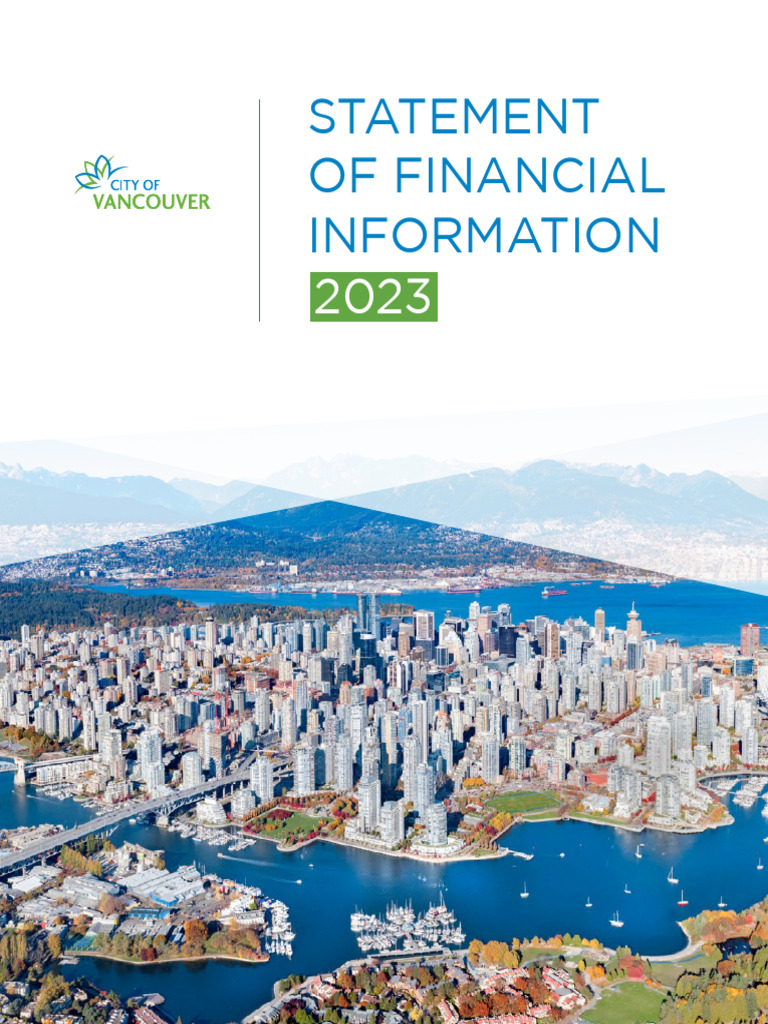 2023 Statement of Financial Information | PDF | Audit | Going Concern