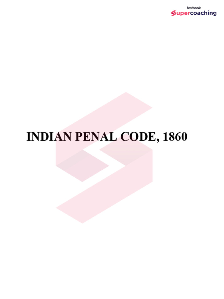 IPC - Detailed Notes | PDF | Aiding And Abetting | Mens Rea