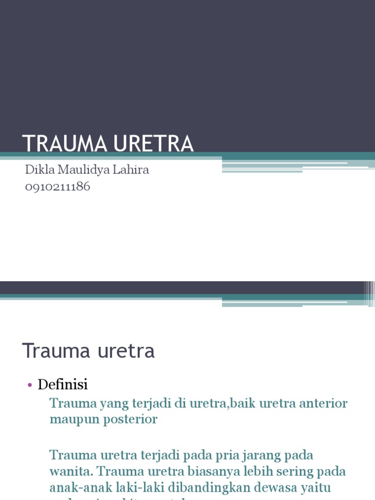 Trauma Uretra | PDF