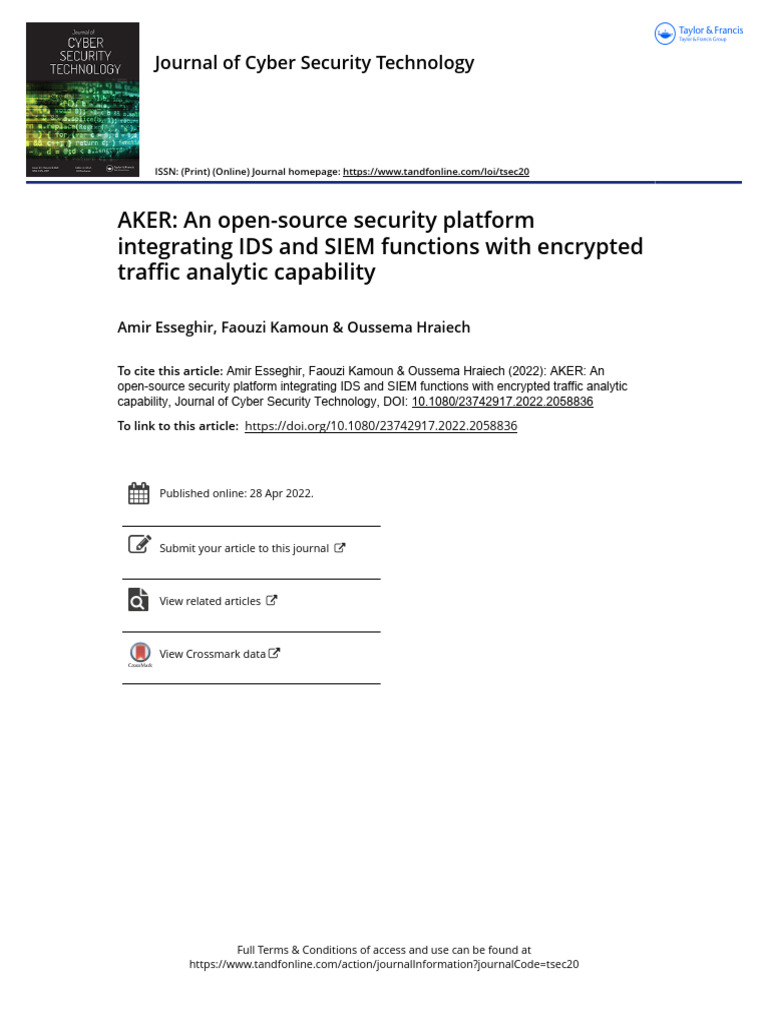 Aker | PDF | Transport Layer Security | Security