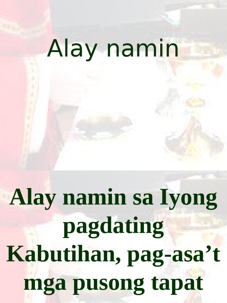 Alay Namin | PDF
