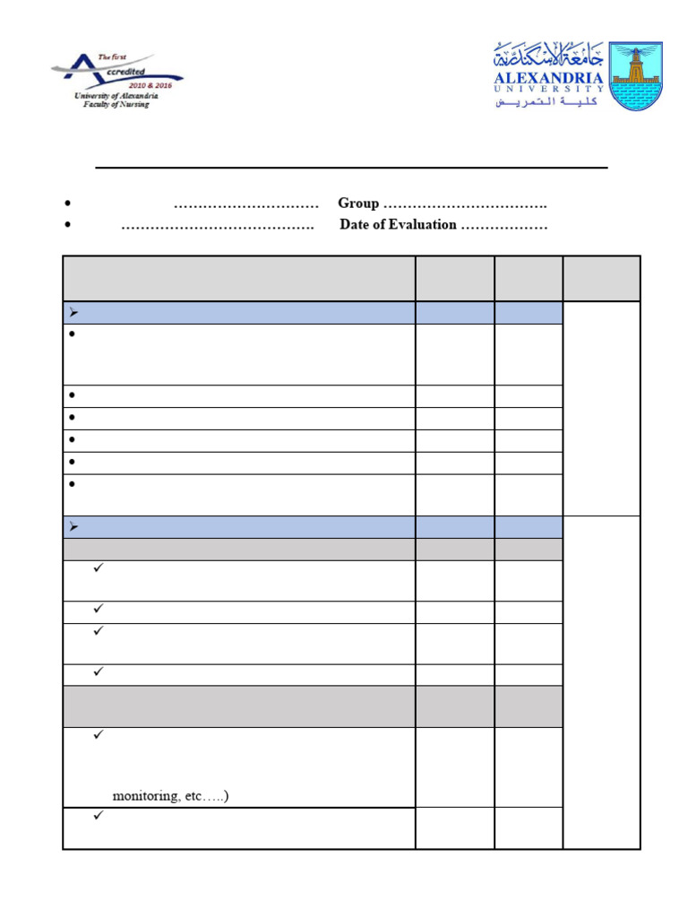 Final Evaluation Sheet For Interns 2022-1 | PDF | Nursing | Evaluation