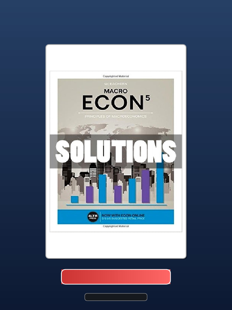ECON MACRO 5 Ed McEachern Ebook and TestBank Bundle Digital Access ...