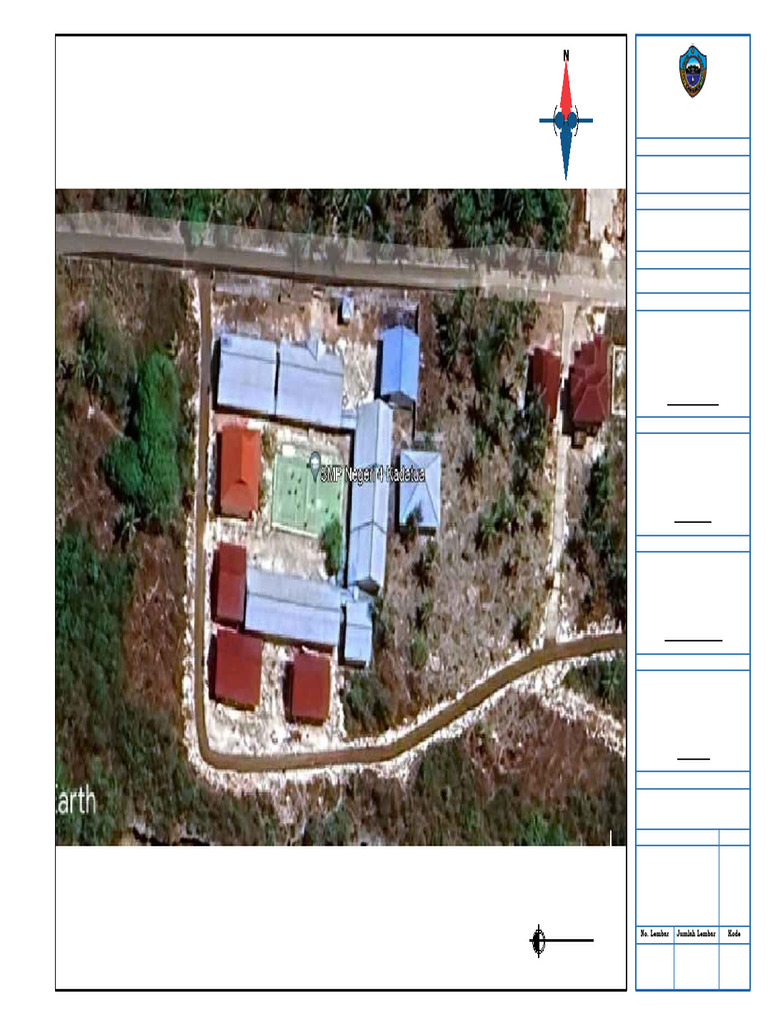 Drawing+Designpagar+Smp+n+4+Kadatua | PDF