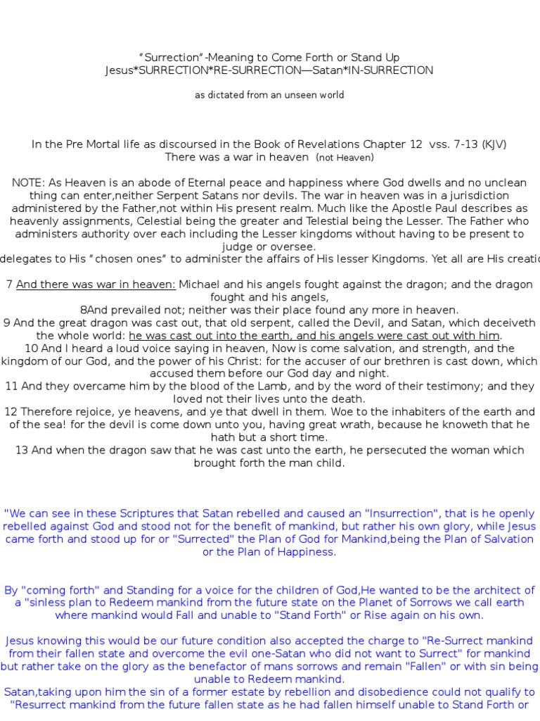 Understanding Resurrection and Insurrection | PDF | Religion & Spirituality