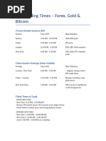 IMT Currency Cut Off Times Guide | PDF | Foreign Exchange Market ...