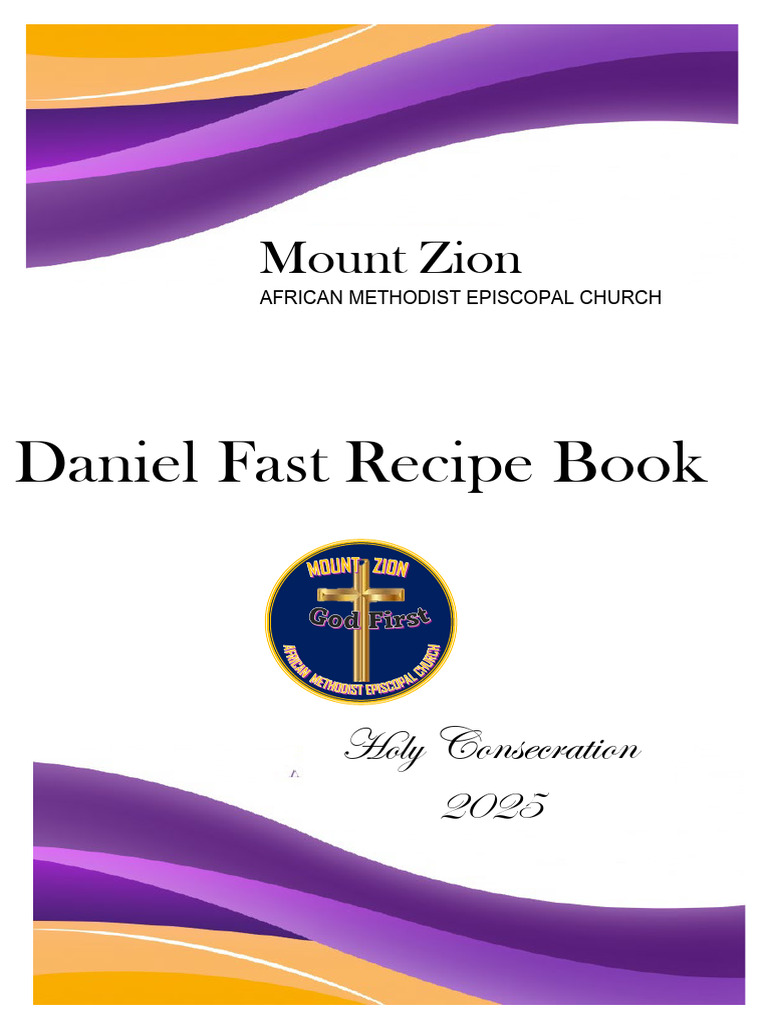 Recipe Book Daniel Fast 2025 | PDF | Parsley | Muffin