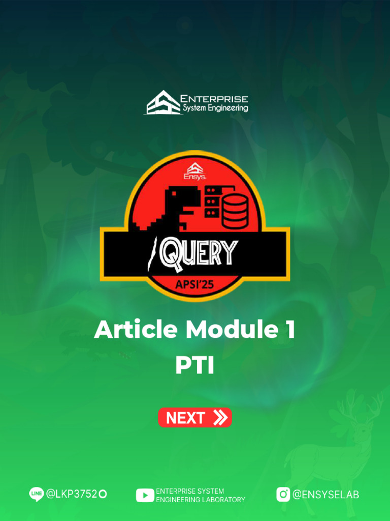 Article Module 1 PTI QUERY | PDF