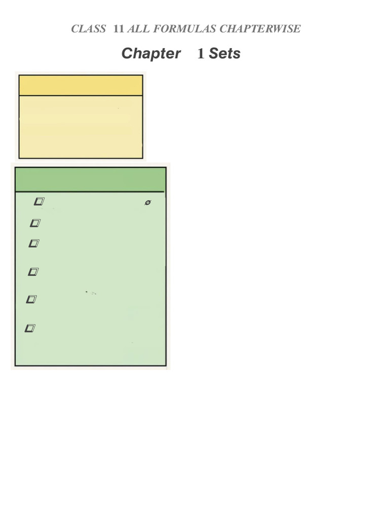 Set Definition: Types of Sets | PDF