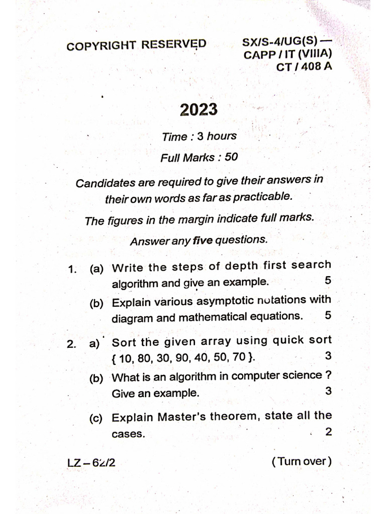 Sem 4 pyq 2023 | PDF