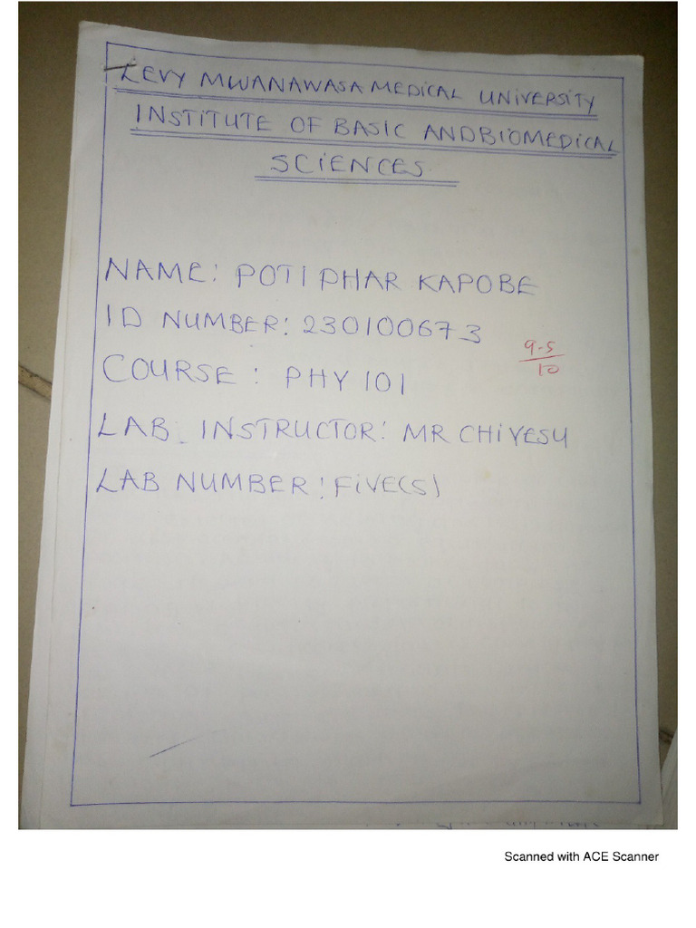 Potiphar's Physics Lab 3 | PDF