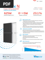 Trina 620w Datasheet | PDF | Solar Panel | Photovoltaics