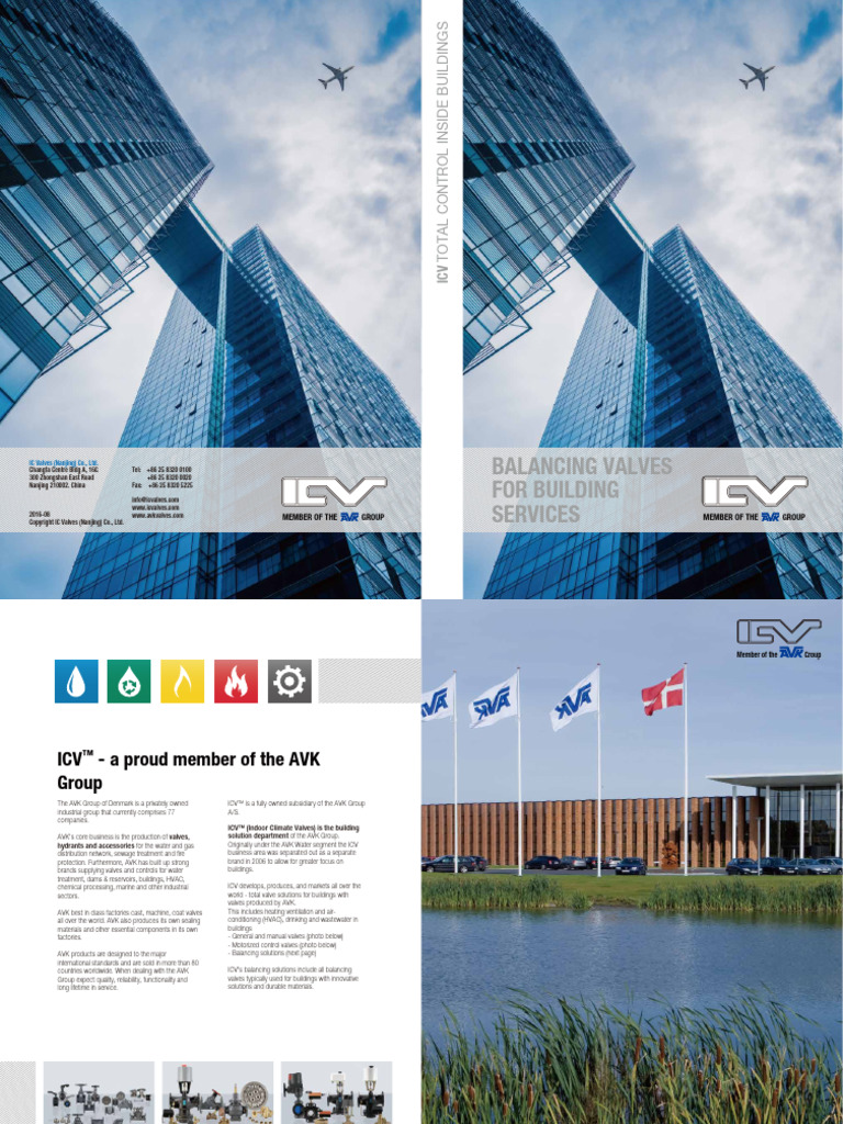 ICV Balancing Valves for Buildings | PDF | Valve | Pump