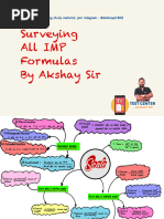 Surveying 1 Formulas | PDF | Errors And Residuals | Measurement