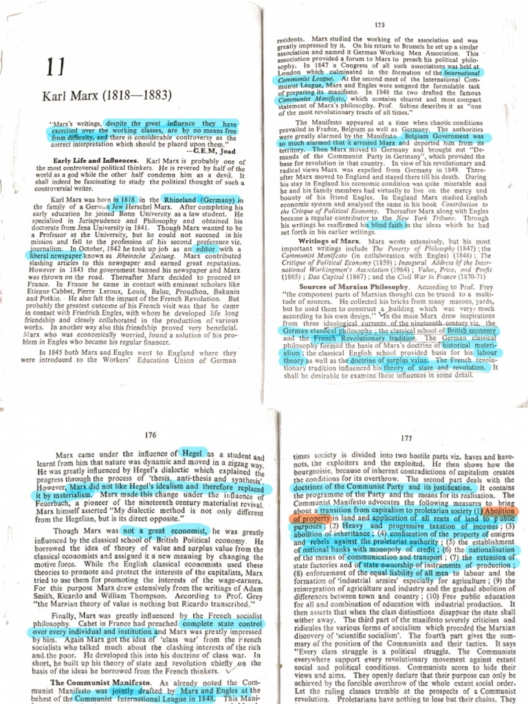 Marxism SEM 2 Pol - Sci. | PDF