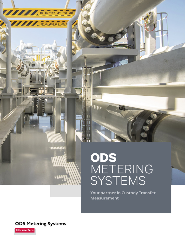 ODS Metering Systems: Custody Transfer Solutions | PDF | Gases