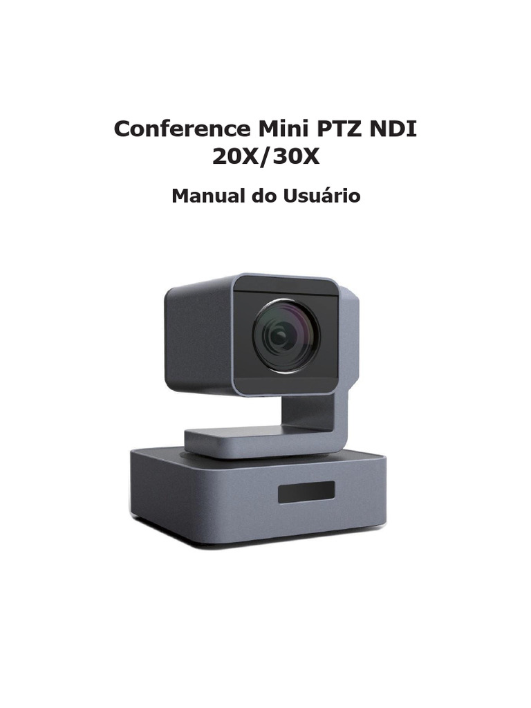 Manual do Usuário da Câmera Mini PTZ NDI | PDF | Rede de computadores ...