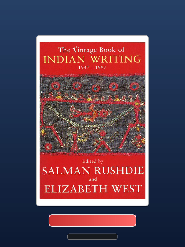 Complete Bundle The Vintage Book of Indian Writing 19471997 Salman ...