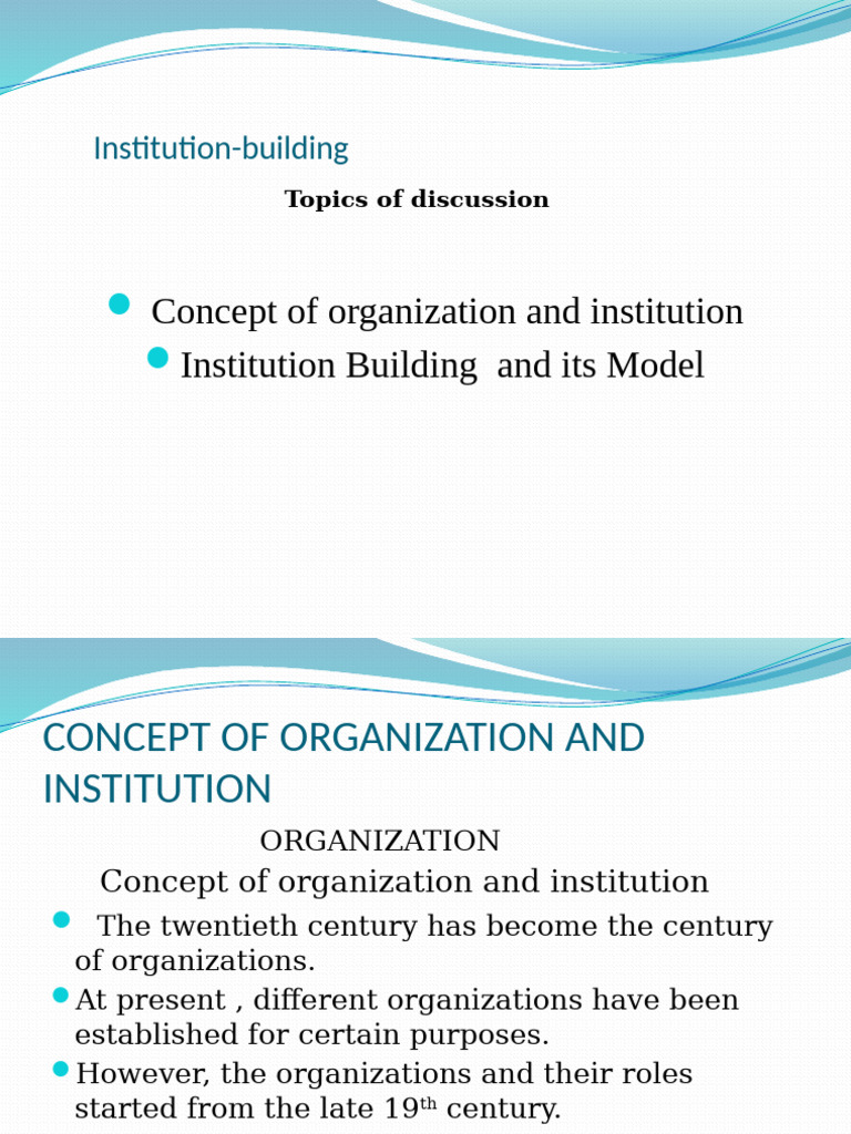 Unit 3 Institutional Building DM | PDF | Leadership | Economies