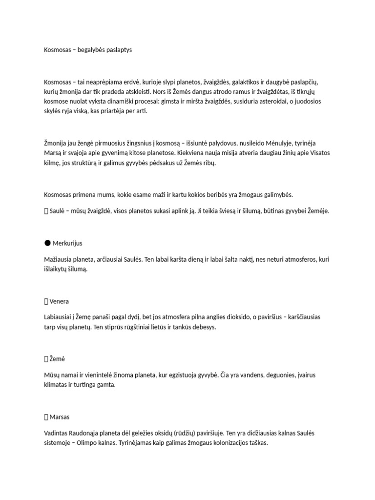 KOSMOSAS | PDF