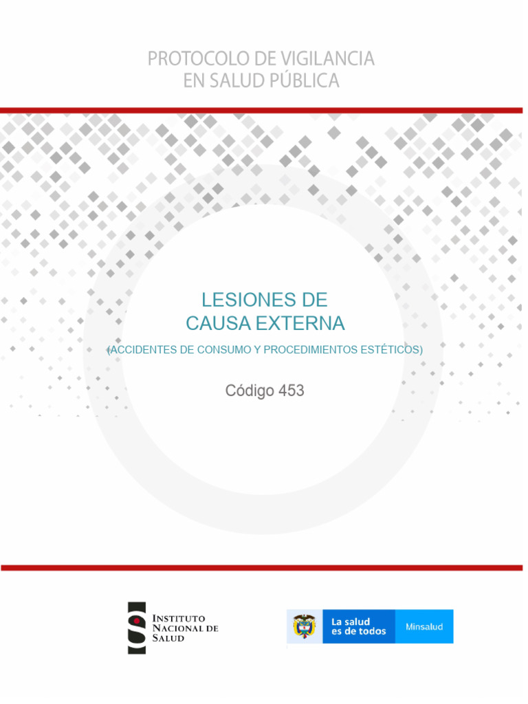Pro - Lesiones de Causa Externa | PDF | Los consumidores | Vigilancia