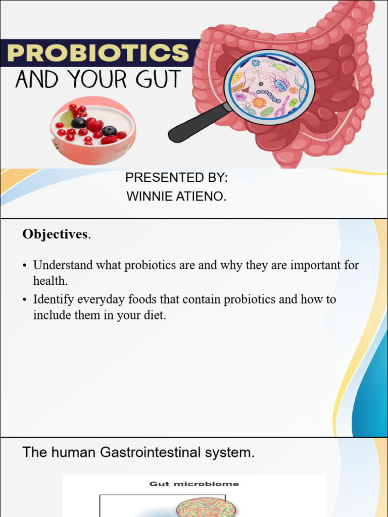 Probiotics and Gut Health | PDF | Probiotic | Gastrointestinal Tract