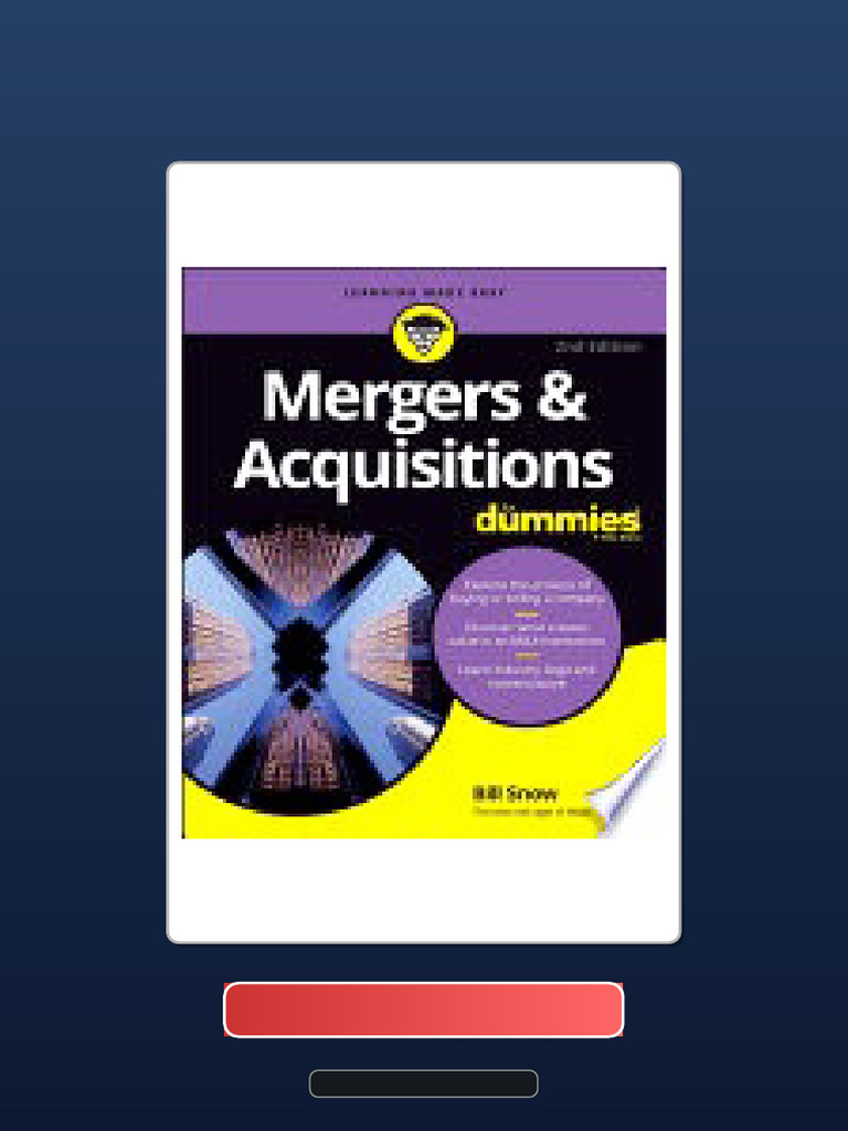 Complete Bundle Testbank Mergers Acquisitions For Dummies 2nd Edition ...