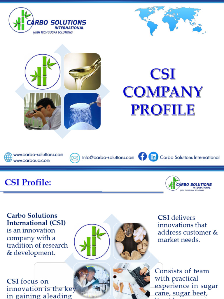 CSI Company Profile - 2018 | PDF