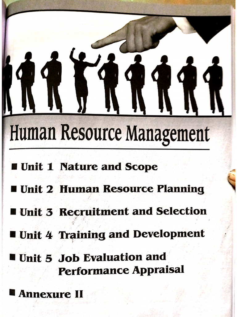 Module II - Human Resource Management | PDF
