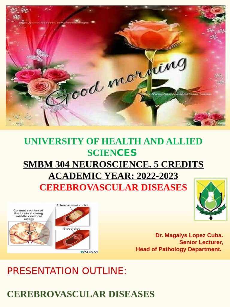 Cerebrovascular Disease Pdf Ischemia Thrombosis