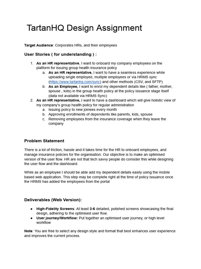 Design Assignment | PDF