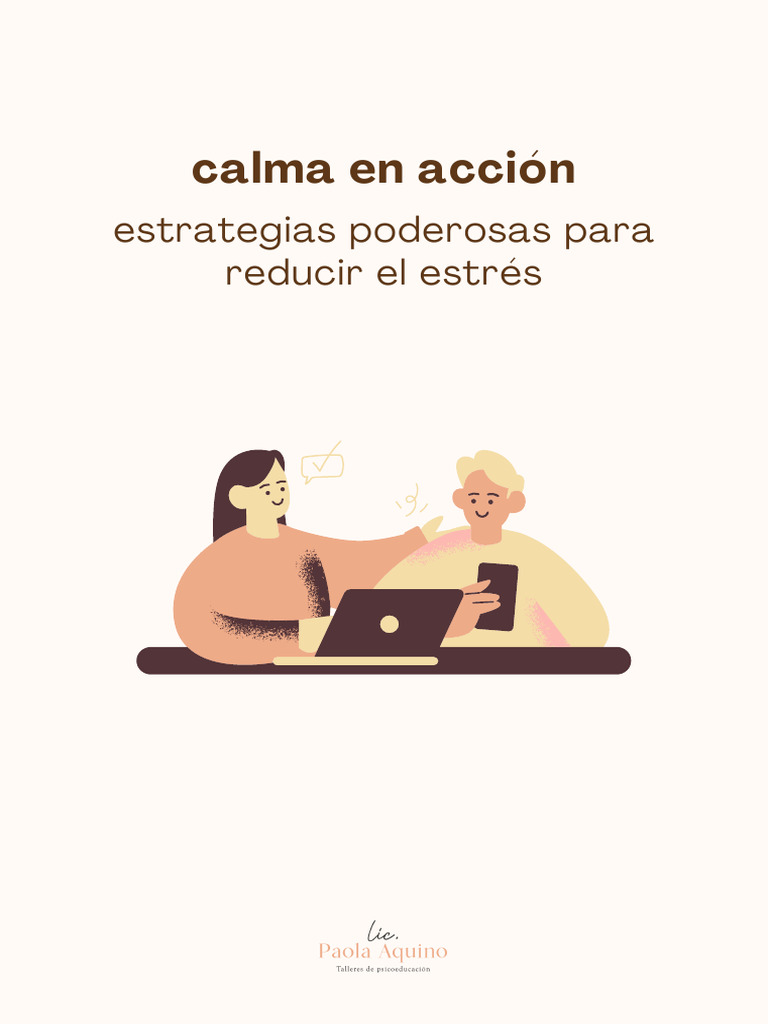 Estrategias para Calma y Bienestar | PDF | Estrés (biología) | Las ...