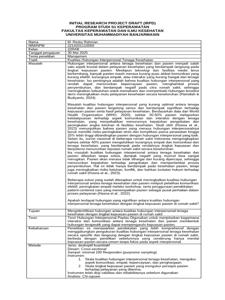 Irpd Manakep Iky 1 | PDF