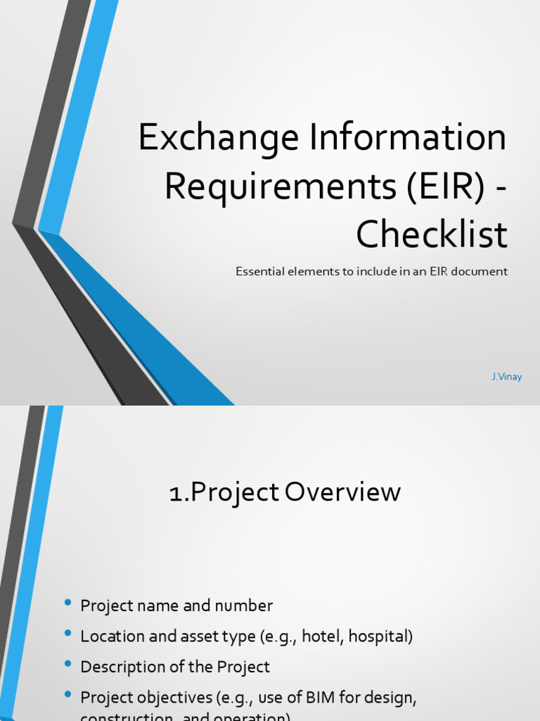 Exchange Information Requirement | PDF | Building Information Modeling ...