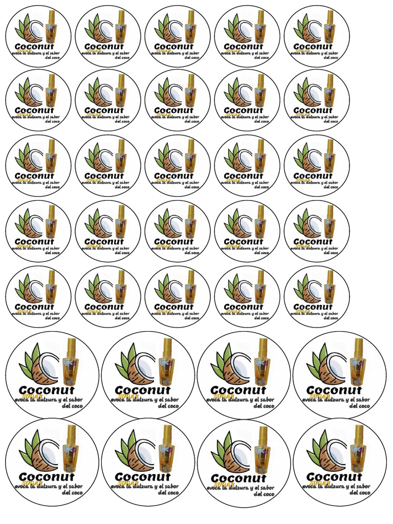 Etiqueta Coconut | PDF