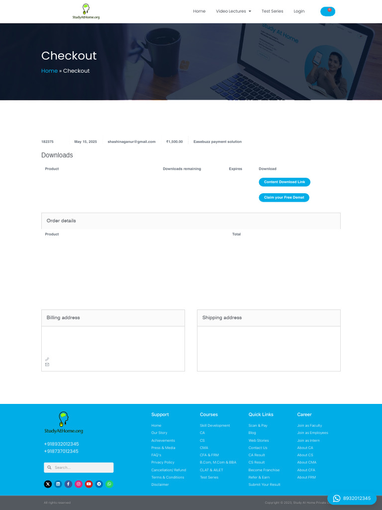 Checkout | PDF