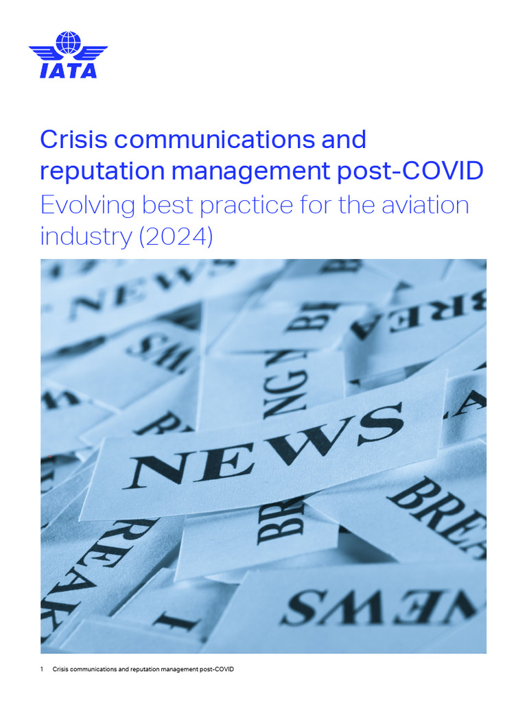 Iata Crisis Communications and Reputation Management Guidelines | PDF ...
