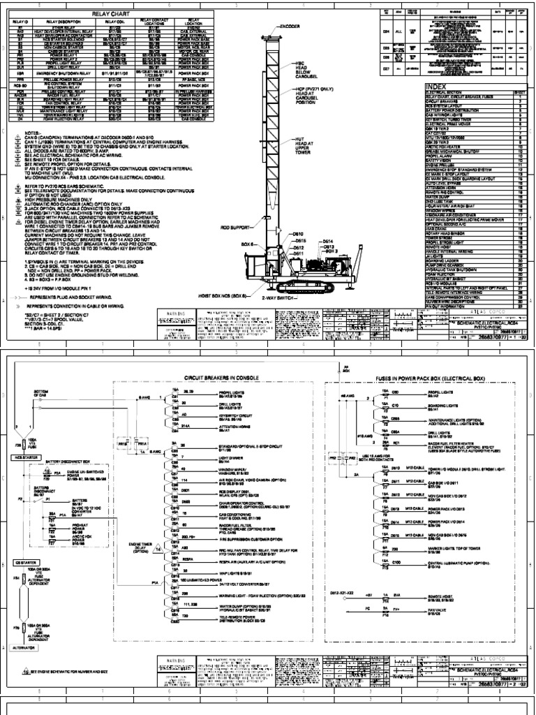 Ele Schematic 2658370977 - 027 | PDF | Relay | Switch